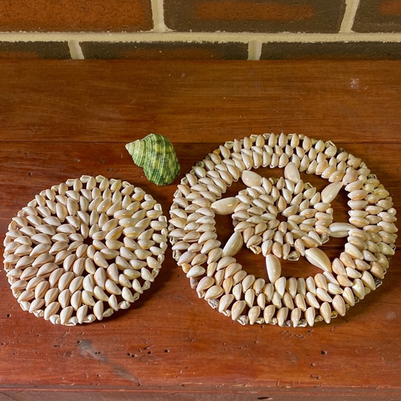 Kitchen | Vintage Cowrie Shell Trivets 2 | Poshmark